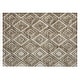 Machine Washable Indoor/ Outdoor Chantille Contemporary Diamonds Rug ...