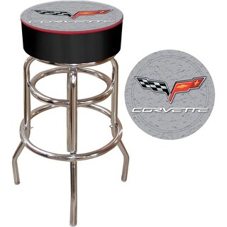 Corvette C6 Padded Backless Swivel Bar Stool - Bed Bath & Beyond - 37427092