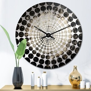 Designart "Minimalism Astrology Black And White" White Astrology Clocks ...