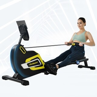 Magnetic Rowing Machine Folding Rower with 14 Level Resistance - Bed ...
