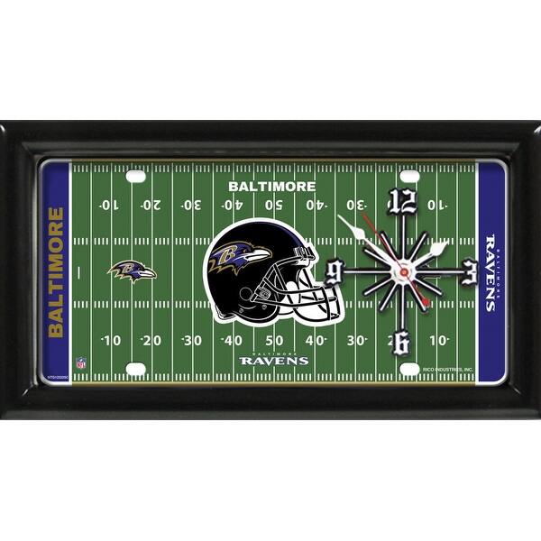 Baltimore Ravens Field Clock - Bed Bath & Beyond - 39686235