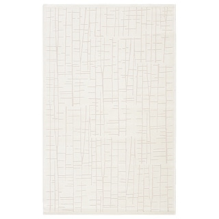 Cheyenne Abstract Grey and White Viscose Blend Area Rug - On Sale - Bed ...