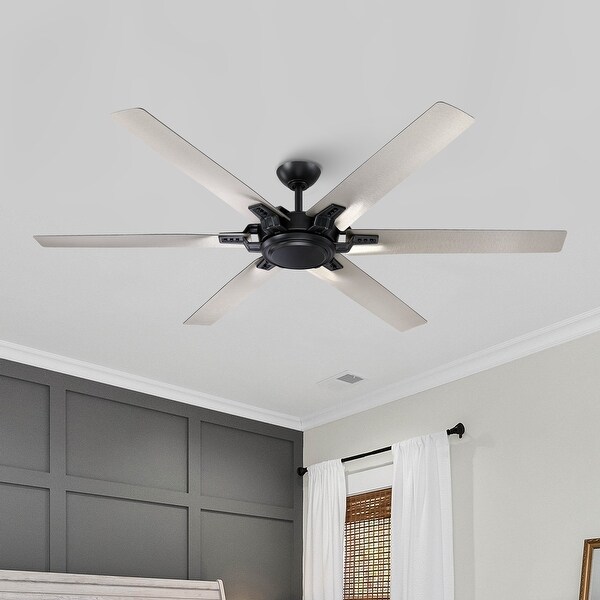 Hunter 52" Gilrock Windmill Ceiling Fan and Pull Chain - Industrial ...