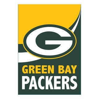 Green Bay Packers Burlap Flag House Size - Bed Bath & Beyond - 41213067
