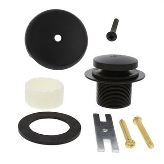 Jones Stephens B51038 One-Hole Toe Touch Tub Drain Trim Kit, Includes ...