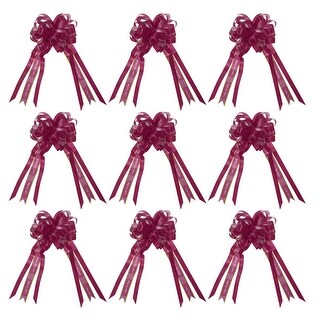 10Pcs Large Pull Bow Baskets Present Wrapping Bows Big Flower Bows - 7 ...