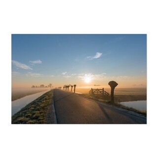 Obdam Noord Holland Netherlands The Bald Willow Lane Art Print/Poster ...