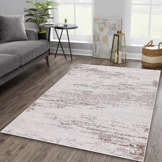 Nevada Collection Abstract Neutral Area Rug - Bed Bath & Beyond - 42966753