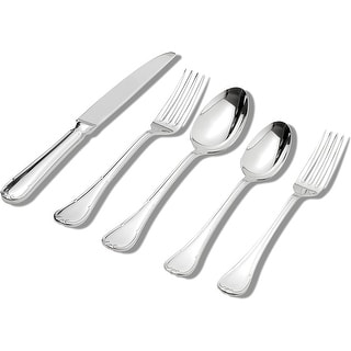 20 Piece Silverware Set Service for 4, Premium Stainless Steel Flatware ...