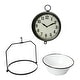 White Decorative Reproduction Scale Wall Clock - Bed Bath & Beyond ...
