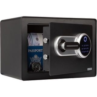 Biometric Safe - Lock Box with Fingerprint Scanner and Digital Key for ...