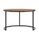 Classic Home Emma Set of 2 Nesting Tables in Natural Brown - Bed Bath ...