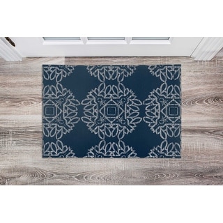 ROBYN NAVY Doormat By Kavka Designs - Bed Bath & Beyond - 35365830