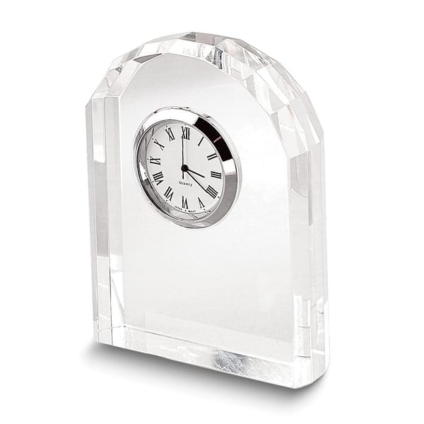 Curata Optic Crystal Arch Quartz Desk Clock - Bed Bath & Beyond - 36206270