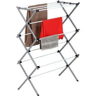 Deluxe Metal Collapsible Drying Rack, 50 lbs, 29 in. x 14.2 in. x 42.1 ...