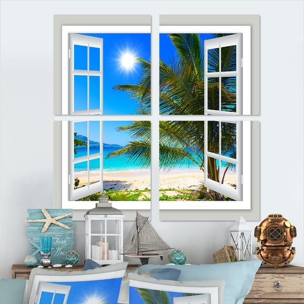 open window framed art