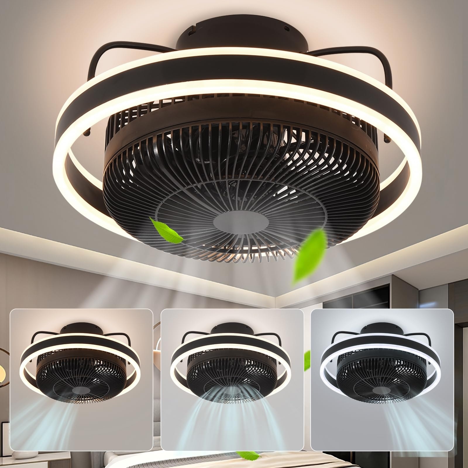 oscillating ceiling fan with remote