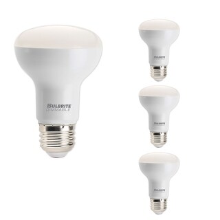 Bulbrite LED Filament Pack of (4) 7.5 Watt Dimmable R20 Light Bulbs ...