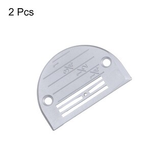 2pcs E18 No.11 & No.12 Needle Hole Chrome Plated Needle Plate for ...