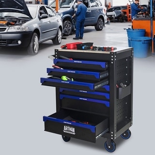 Industrial-Strength Rolling Tool Cart with 7 Drawers, 30" Steel ...