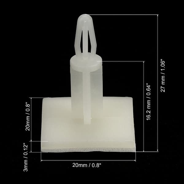 20 Pcs 16.2 mm Height Adhesive Standoff Reverse Mount Insulation ...