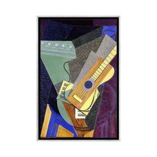 iCanvas "Guitar on a Table, Guitare sur une Table, 1916 (oil on canvas ...