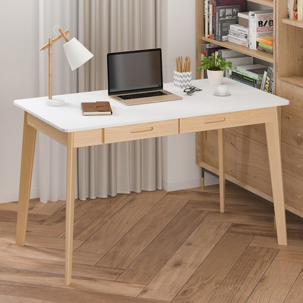 47.2"W Study Desk Writing Desk Simple - Bed Bath & Beyond - 35753977