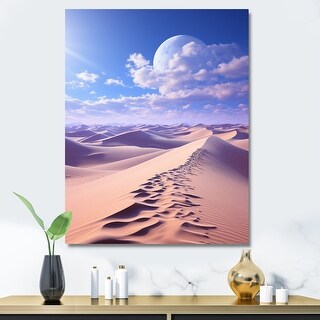 Designart "Egypt Sahara Dreams Landscape I" Egypt Wall Decor - Bed Bath ...