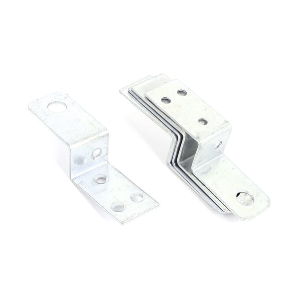 36mm x 34mm Z Shaped Corner Brace Angle Brackets Fasteners 6 Pcs ...