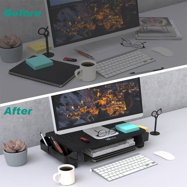 Monitor Stand with Storage - Bed Bath & Beyond - 40046635