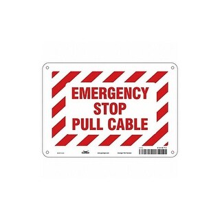 Condor Safety Sign,7 in x 10 in,Polyethylene 469H73 - 1 Each - Bed Bath ...