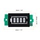 2Pcs Lithium Battery Level Indicator 4 Sections Module Green Light ...