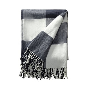 Navy Blue And White Buffalo Check Throw - Bed Bath & Beyond - 41973540