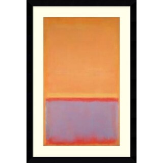Framed Art Print 'Untitled, 1954' by Mark Rothko 29 x 43-inch - Bed ...