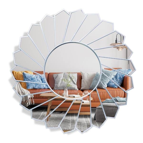 Geometric Parallelogram Mirror Wall Hanging - 1 Pack - Bed Bath ...