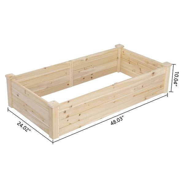 Modern Minimalist Wooden Ground Planting Frame - Bed Bath & Beyond ...