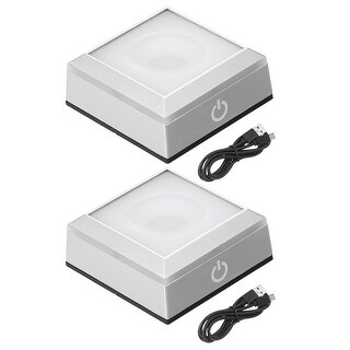 LED Light Base Non-Slip Display Stand, LED 6 Lighting Mode Multicolor ...