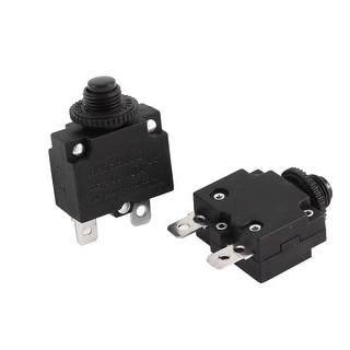 2 Pcs Air Compressor Circuit Breaker Overload Protector Black AC 125V ...