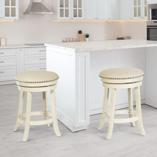 Fenton Swivel Backless Stool - On Sale - Bed Bath & Beyond - 20559049
