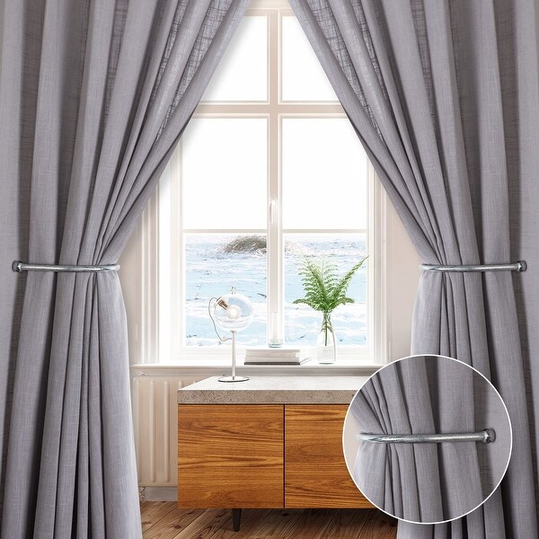 2 Pcs Curtain Holdback for Curtains Wall Mounted Metal Drapery Hook for Door Window Treatment By Deco Window On Sale Bed Bath Beyond 33628926
