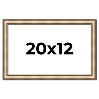 20x12 Frame Gold Solid Wood Shadow Box Width 1.5 Inches | Interior ...