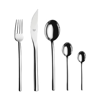 Mepra Due Flatware Set with Moka Spoons - 30 Pieces - Bed Bath & Beyond ...