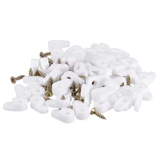 Glass Retainer Clips Kit, Cabinet Door Clips Mirrors Holder for Glass ...