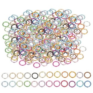Open Jump Rings, Round Ring Charm Loops Connector - 24 Colors - Bed ...