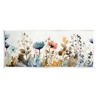 Stupell Earth Tones Garden Blooms Wall Plaque Art Design by Ziwei Li ...