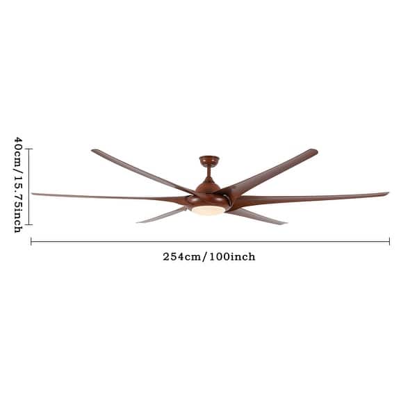 100 Inch 5 Speed Ceiling Fans With Lights And Remote - Bed Bath ...