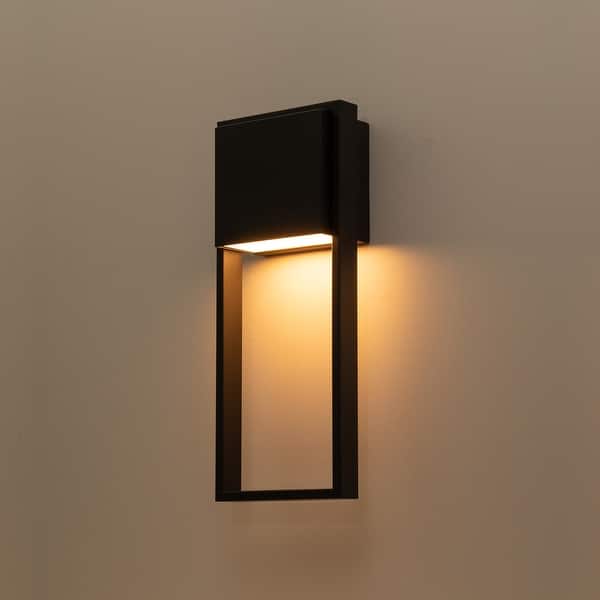 matte black wall light