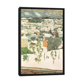 iCanvas "Le Cannet In The Snow, C.1927" by Pierre Bonnard Framed - Bed ...