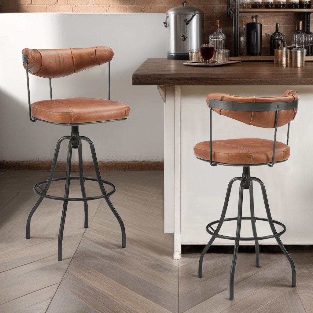 Leather Counter and Bar Stools - Bed Bath & Beyond