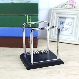 Classic Newtons Cradle Kinetic Balls School Educational Prop Toy ...